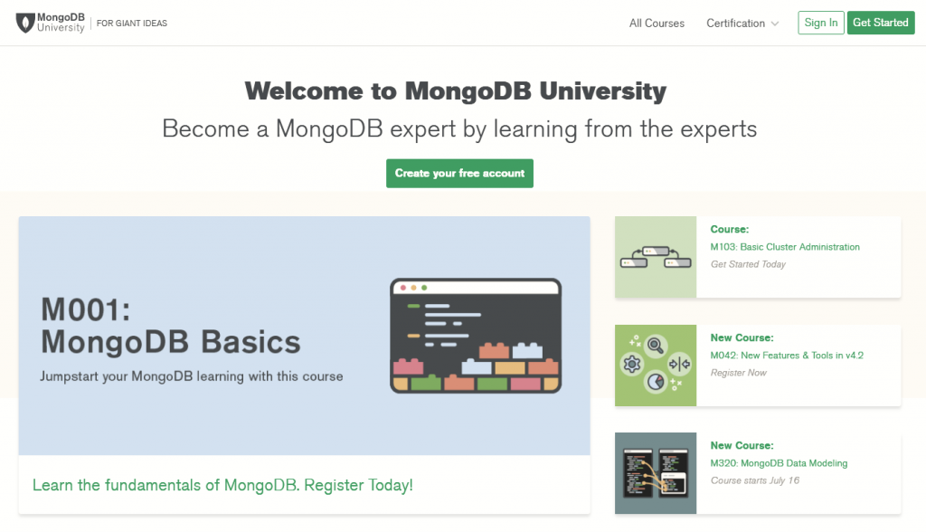 远程学习：MongoDB 在线学习资源速览 | MongoDB中文社区